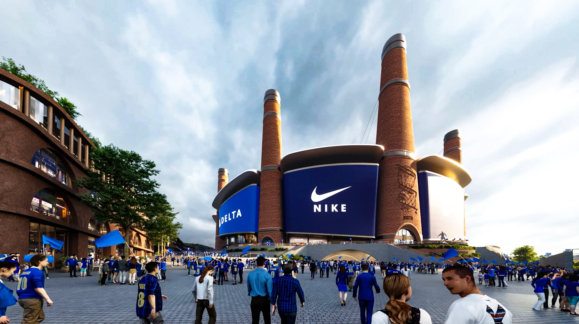 Birmingham City F.C. Powerhouse stadium design by Heatherwick Studio ...