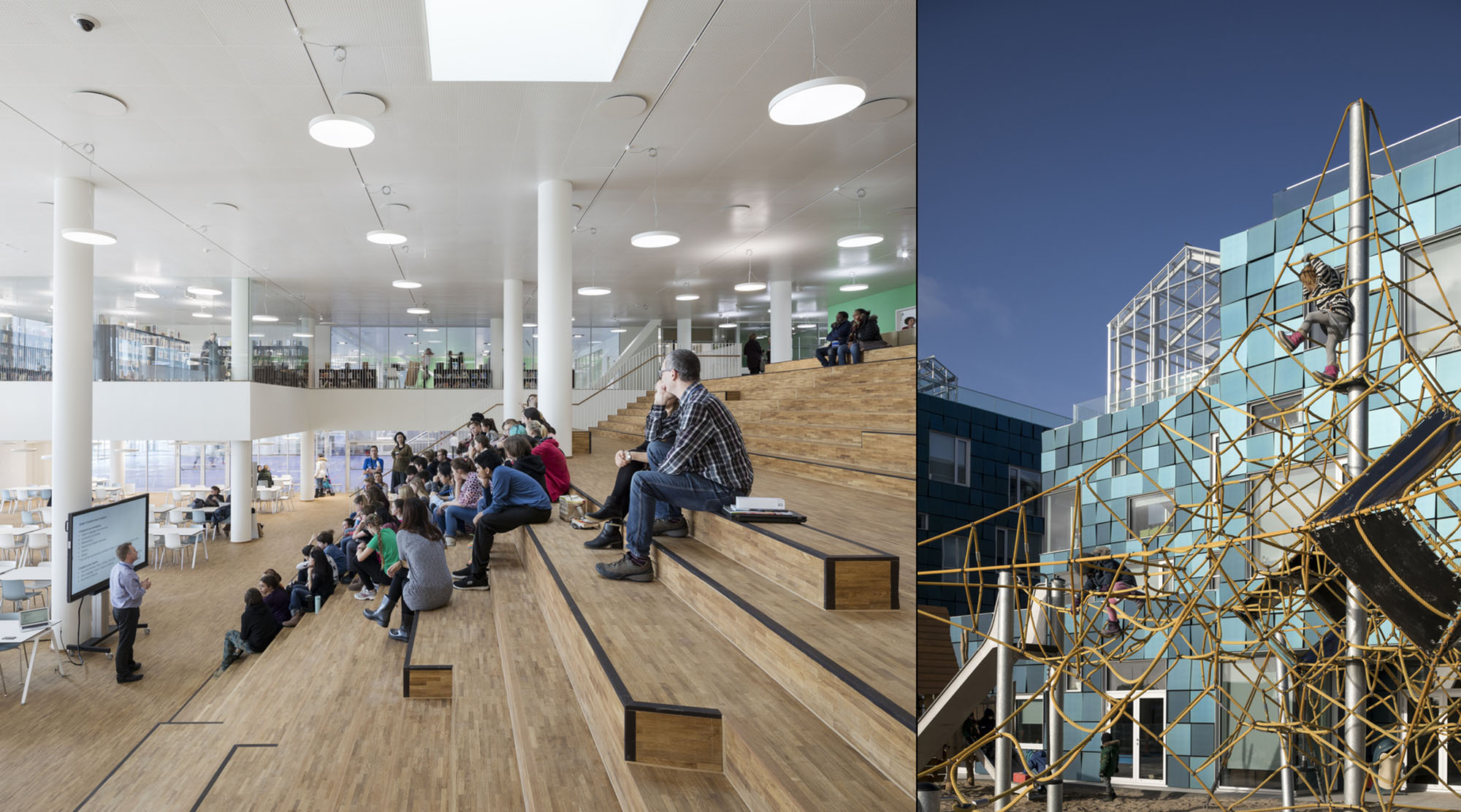 Copenhagen International School Nordhavn design by C.F. Møller #architecture #design